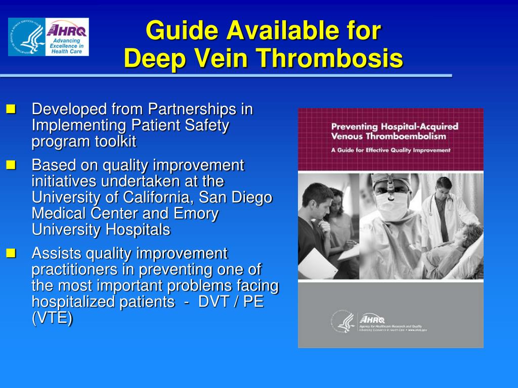 PPT - Guide Available for Deep Vein Thrombosis PowerPoint Presentation ...