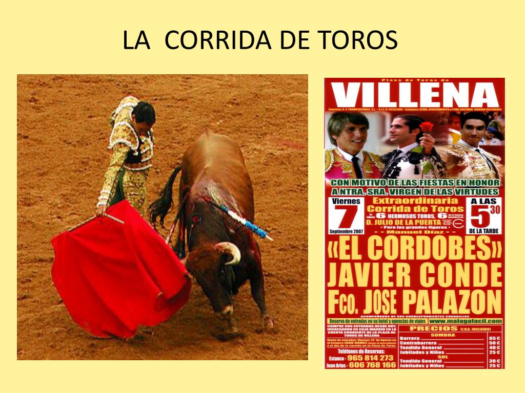 PPT - LA CORRIDA DE TOROS PowerPoint Presentation, free download - ID ...