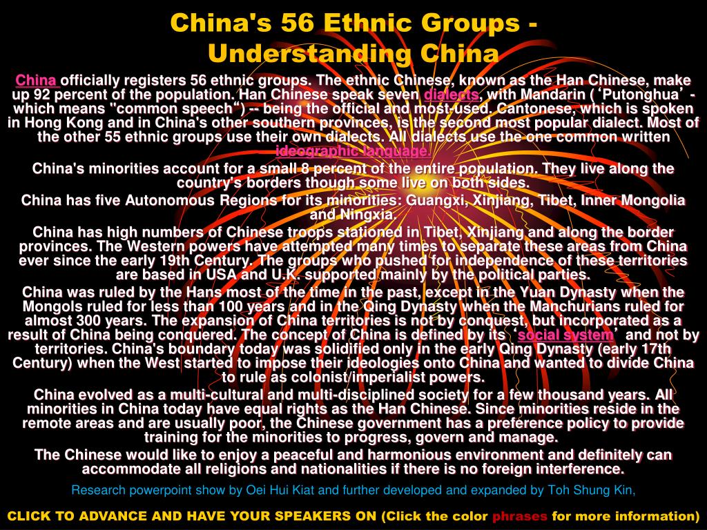 PPT - China's Vibrant Ethnic Landscape: Understanding the 56 Ethnic ...