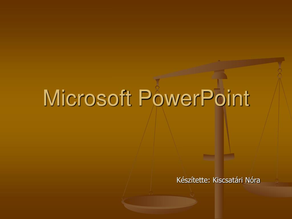 PPT - Microsoft PowerPoint PowerPoint Presentation, free download - ID ...