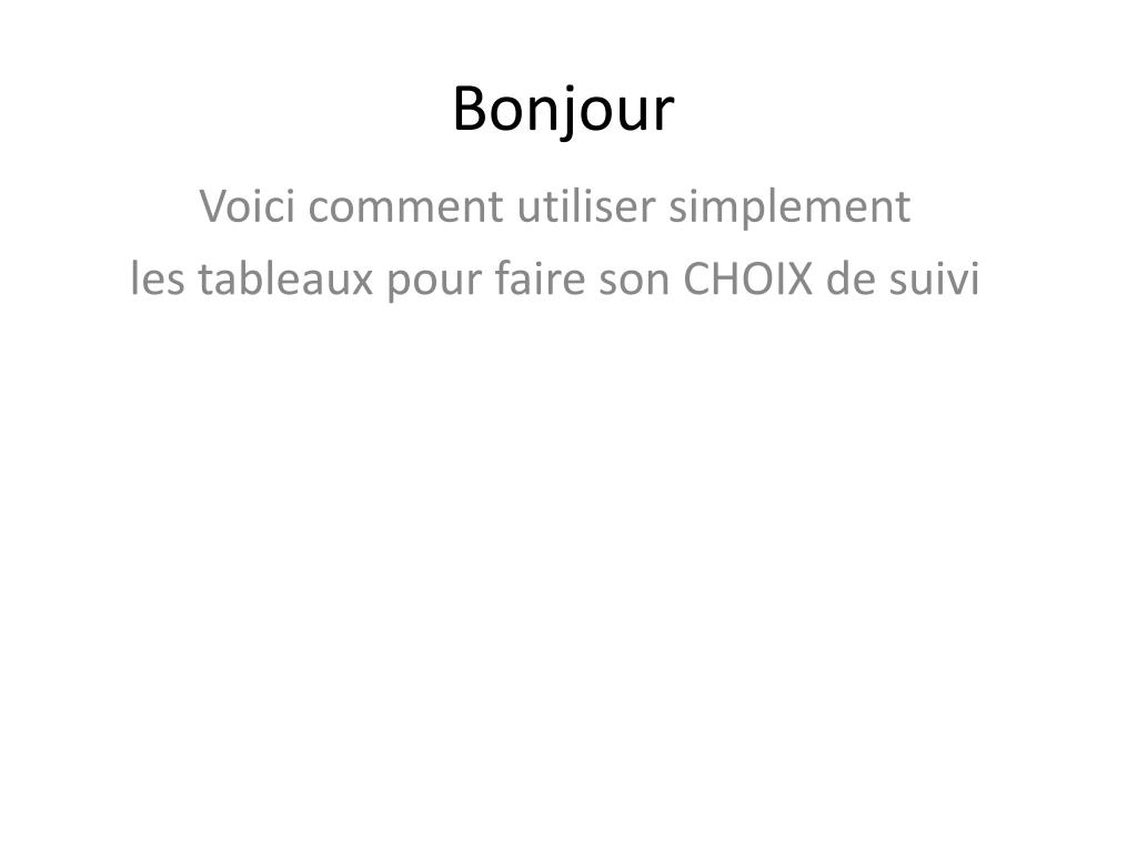 PPT - Bonjour PowerPoint Presentation, free download - ID:5217896
