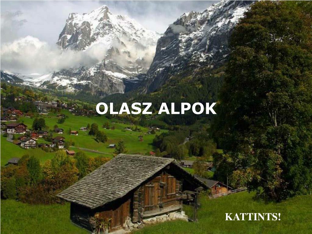 PPT - OLASZ ALPOK PowerPoint Presentation, free download - ID:5226881