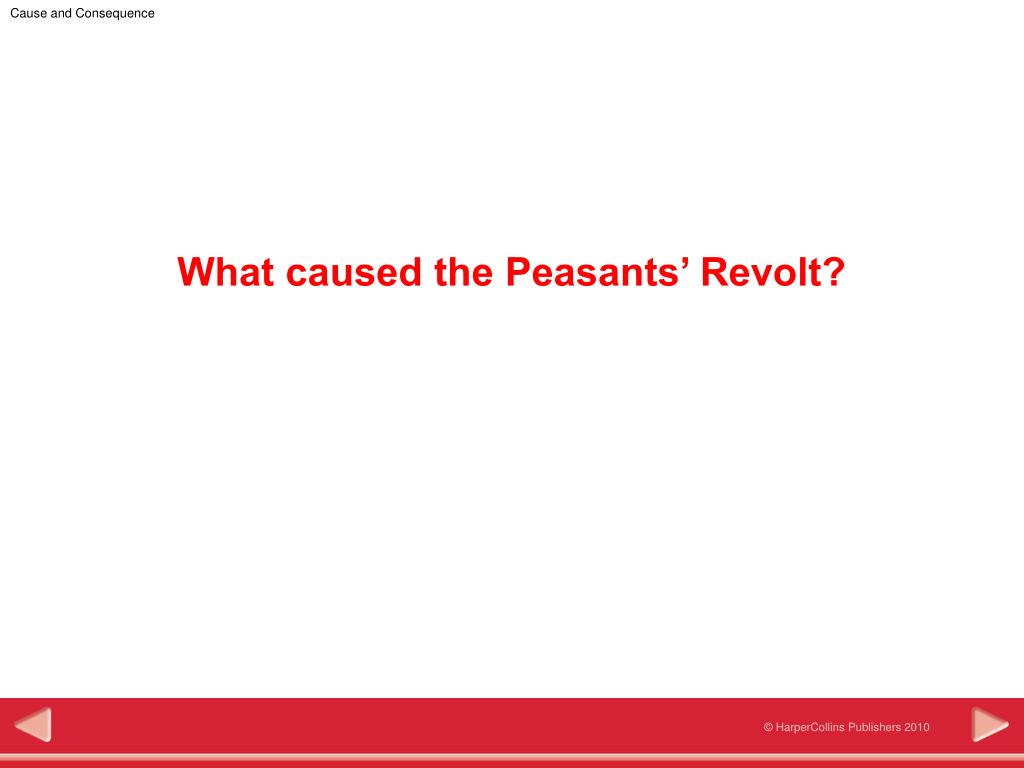 PPT - What caused the Peasants’ Revolt? PowerPoint Presentation, free ...
