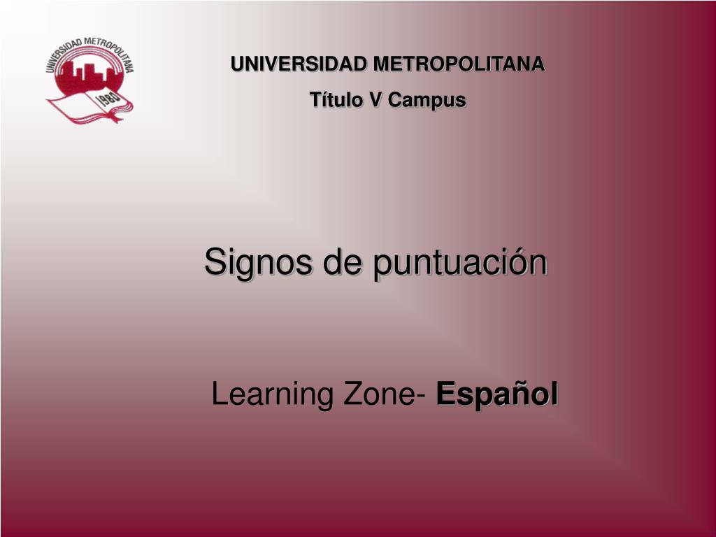 PPT - Signos de puntuación PowerPoint Presentation, free download - ID ...