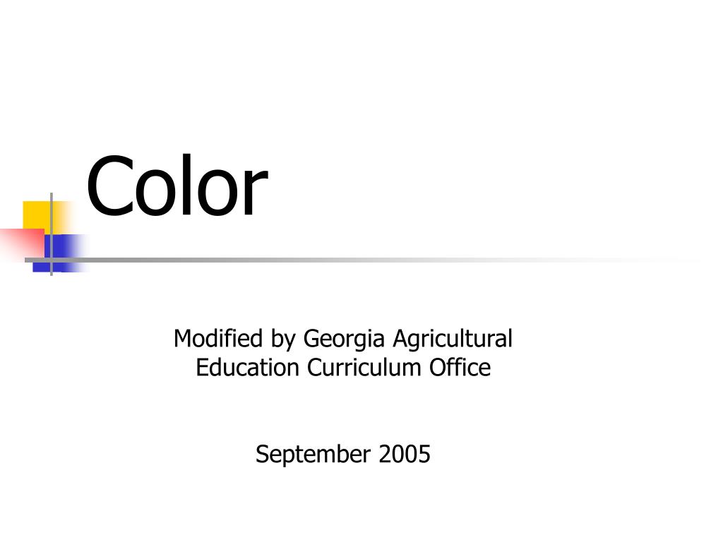 PPT - Color PowerPoint Presentation, free download - ID:5235868