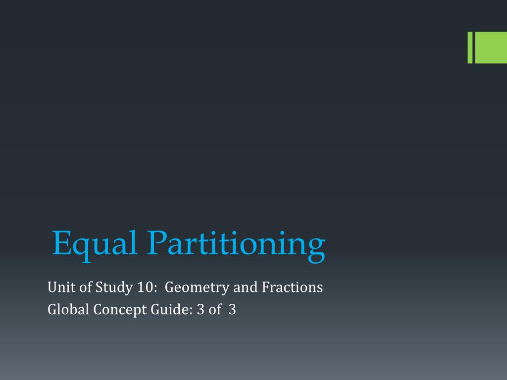 PPT - Equal Partitioning PowerPoint Presentation, free download - ID ...