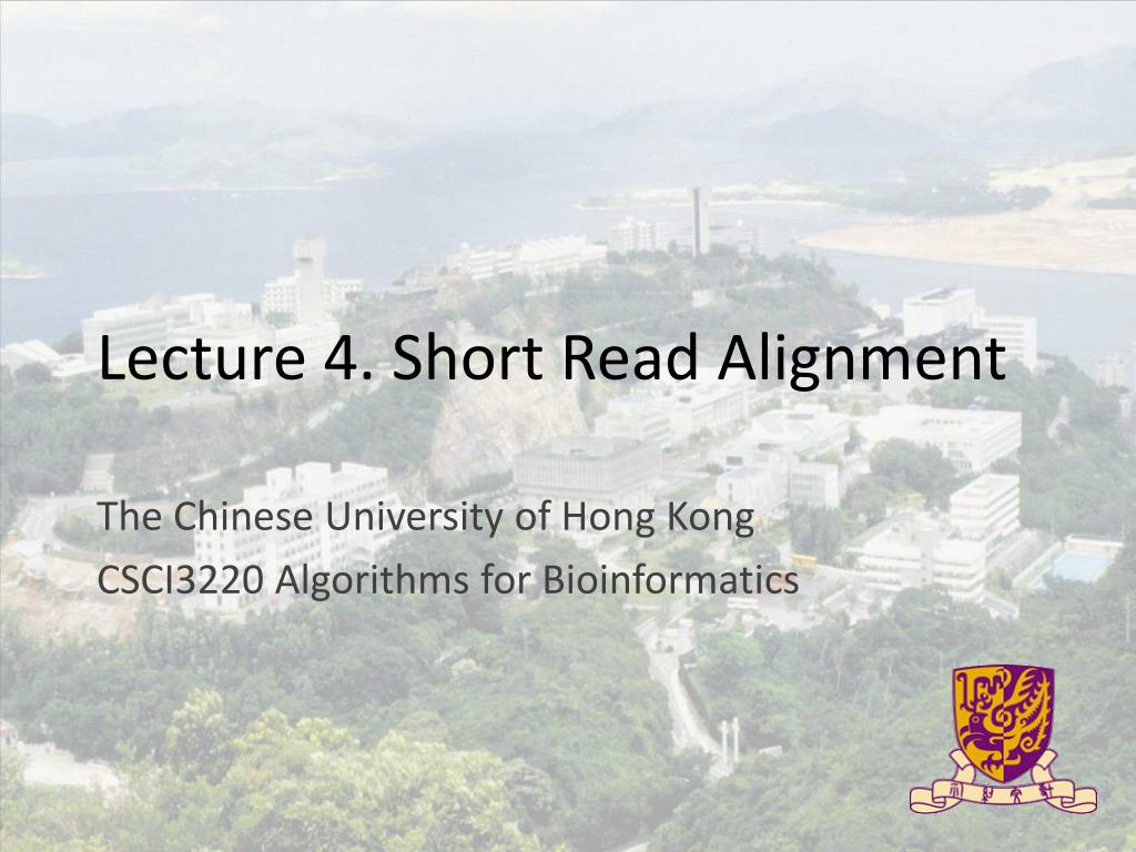 PPT - Lecture 4. Short Read Alignment PowerPoint Presentation, free download - ID:5237959
