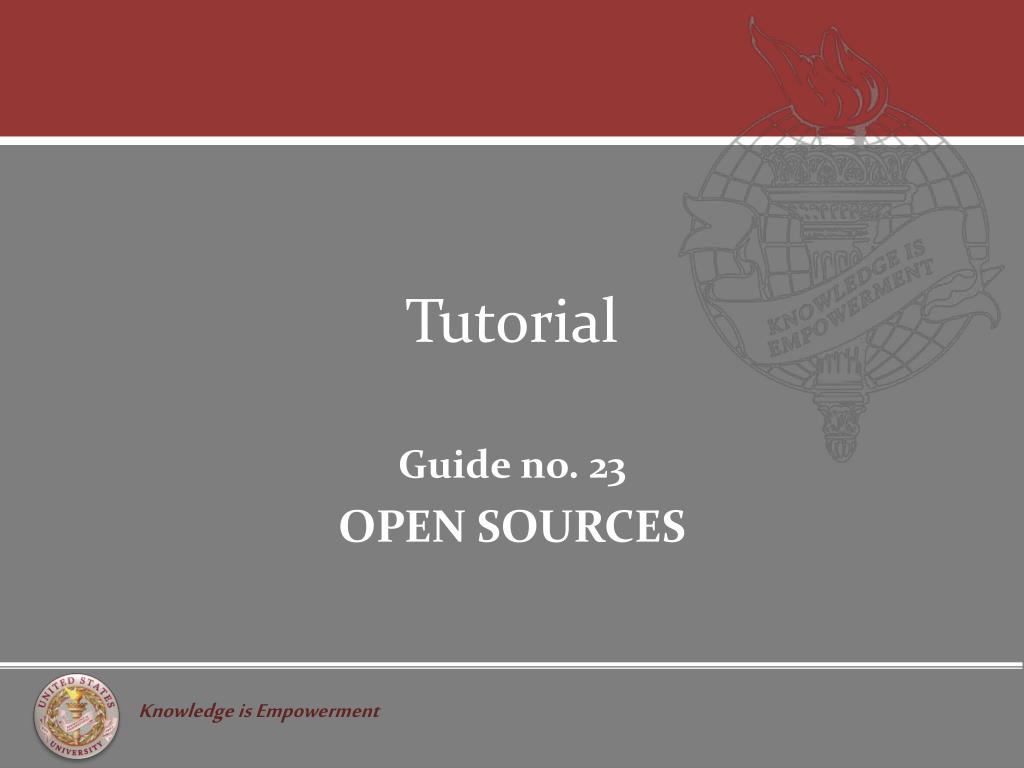 PPT - Tutorial PowerPoint Presentation, free download - ID:5243977