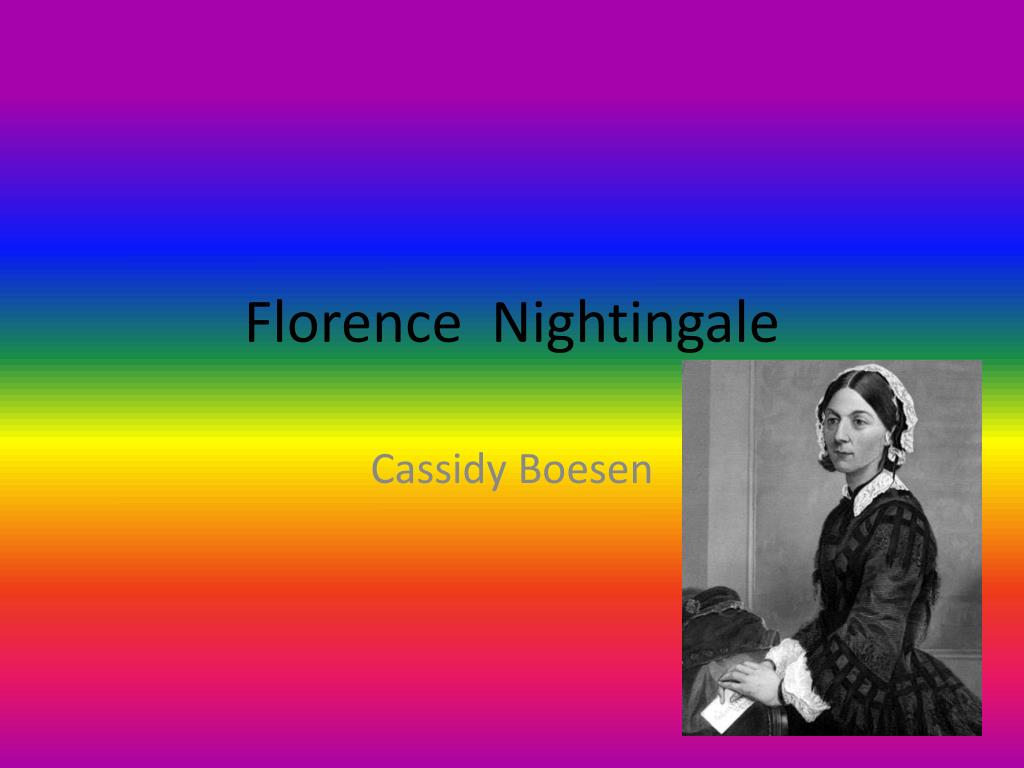 PPT - Florence Nightingale PowerPoint Presentation, free download - ID ...