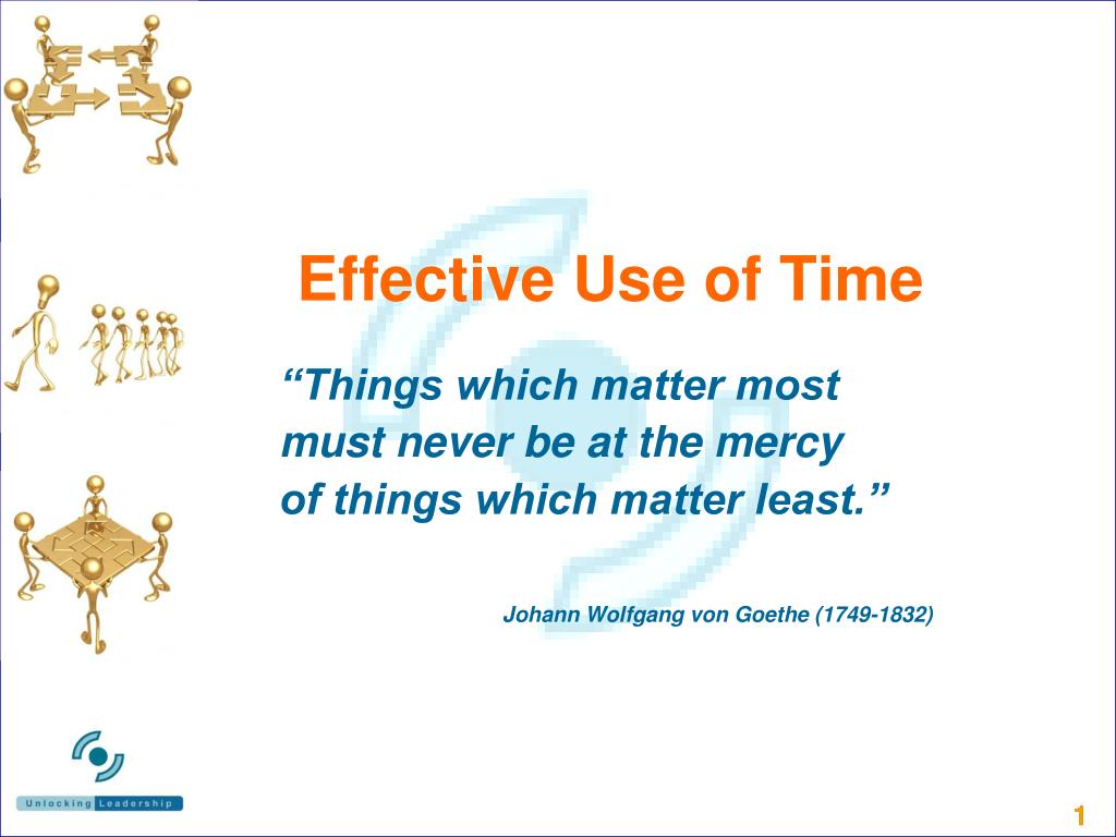 PPT - Effective Use of Time PowerPoint Presentation, free download - ID ...