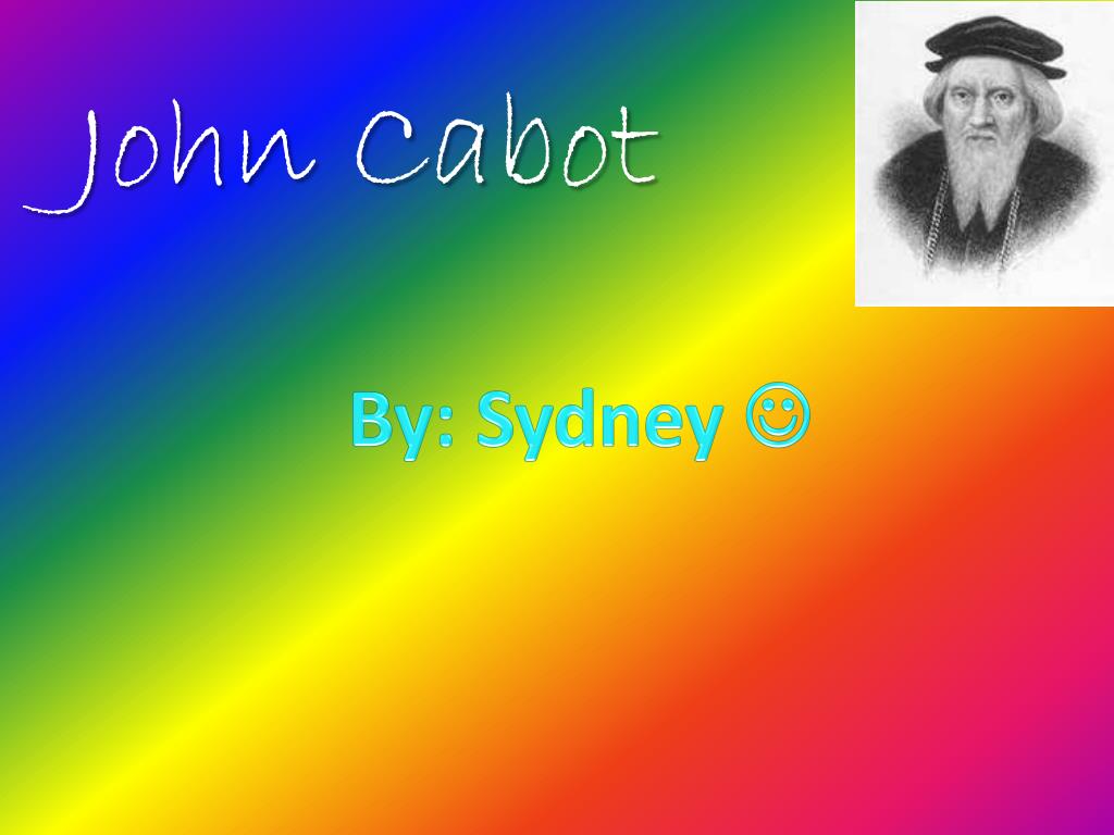 PPT - John Cabot PowerPoint Presentation, free download - ID:5246363