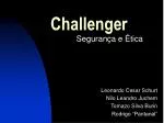 PPT - EC-03-The Challenger case PowerPoint Presentation, free download ...