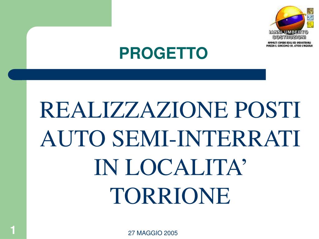 PPT - PROGETTO PowerPoint Presentation, free download - ID:5250566