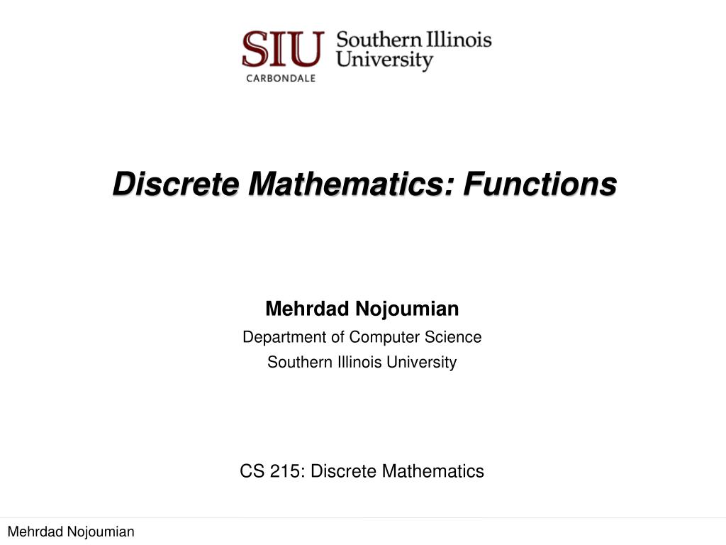 PPT - Discrete Mathematics: Functions PowerPoint Presentation, free ...