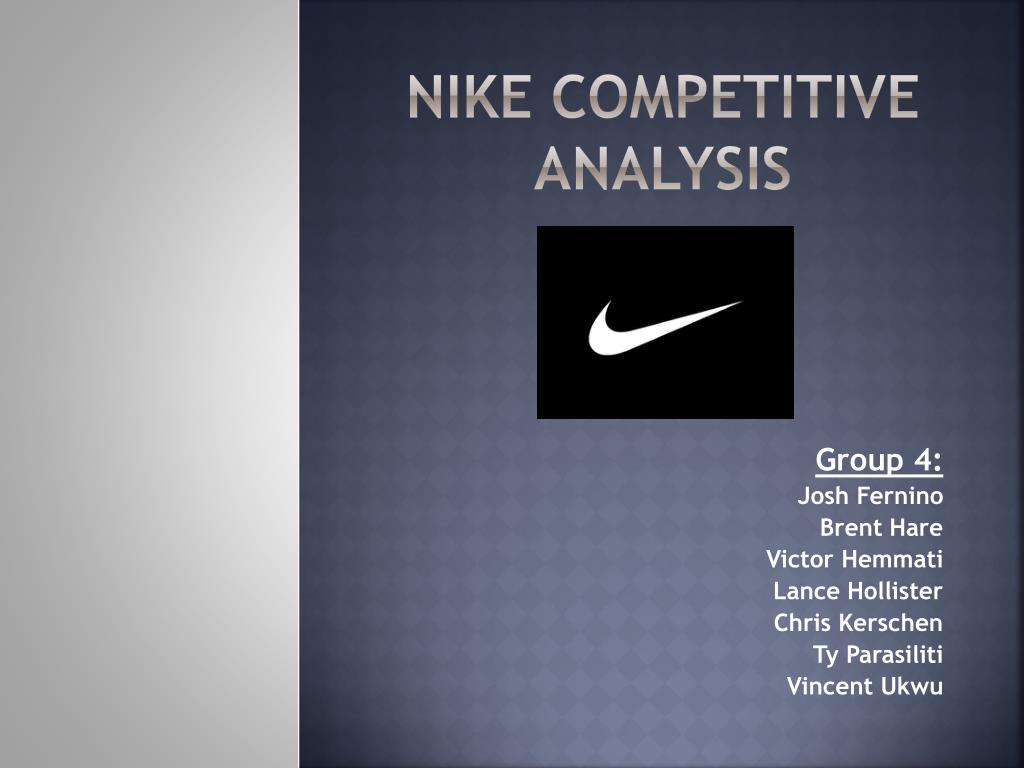 PPT - Nike Competitive analysis PowerPoint Presentation, free download ...