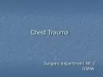 PPT - Chest Trauma PowerPoint Presentation, free download - ID:9284334