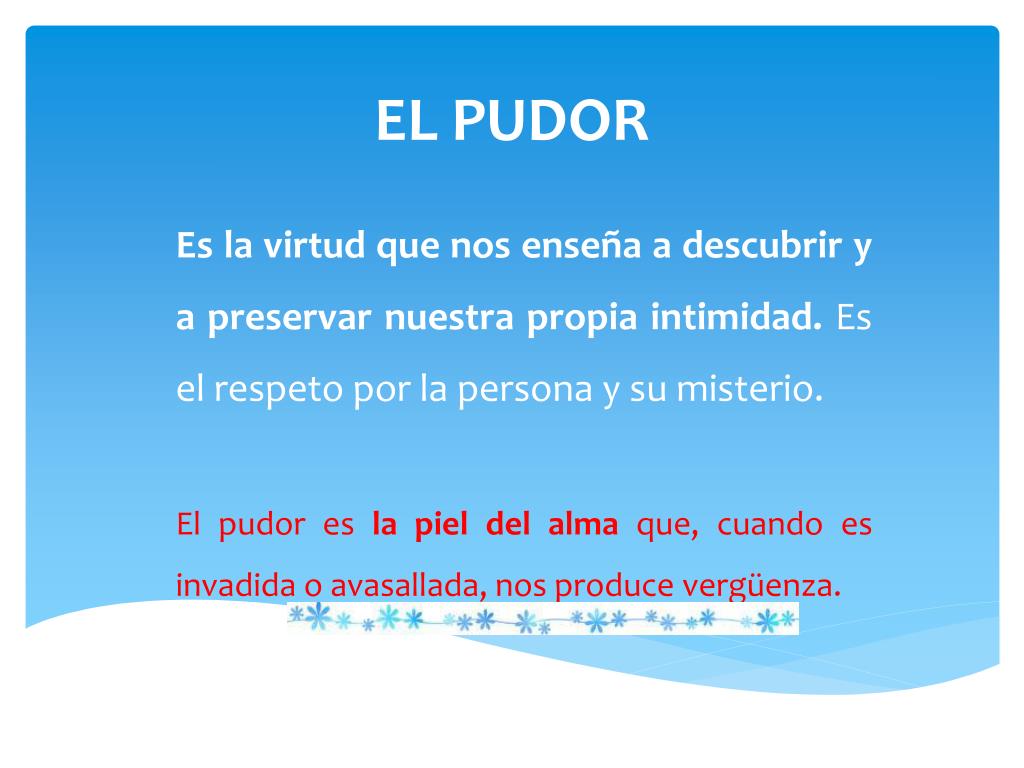 PPT - EL PUDOR PowerPoint Presentation, free download - ID:5256828