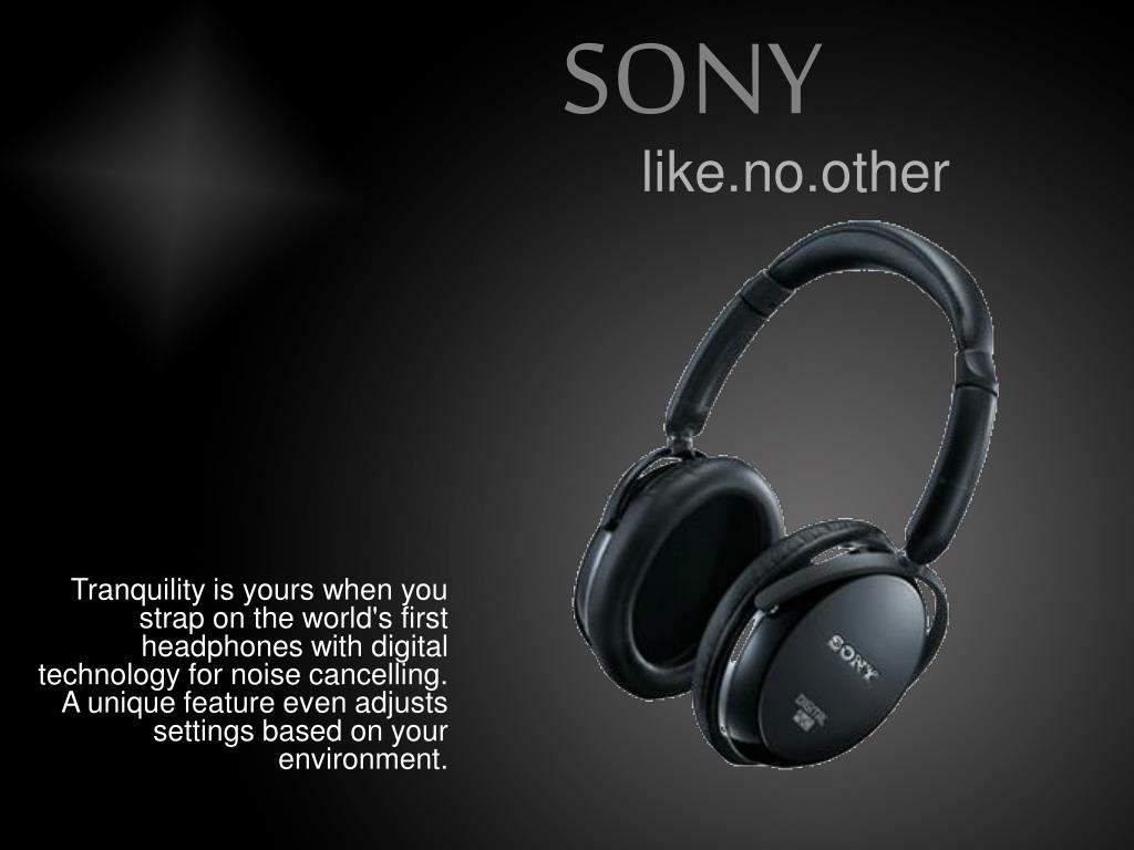 PPT - SONY PowerPoint Presentation, free download - ID:5257656