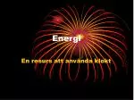 PPT - Mekanisk Energi PowerPoint Presentation, free download - ID:3650654