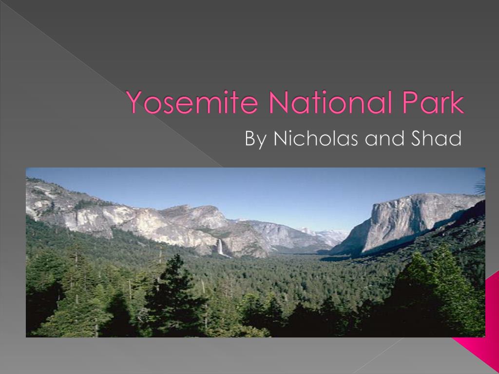 PPT - Yosemite National Park PowerPoint Presentation, free download ...