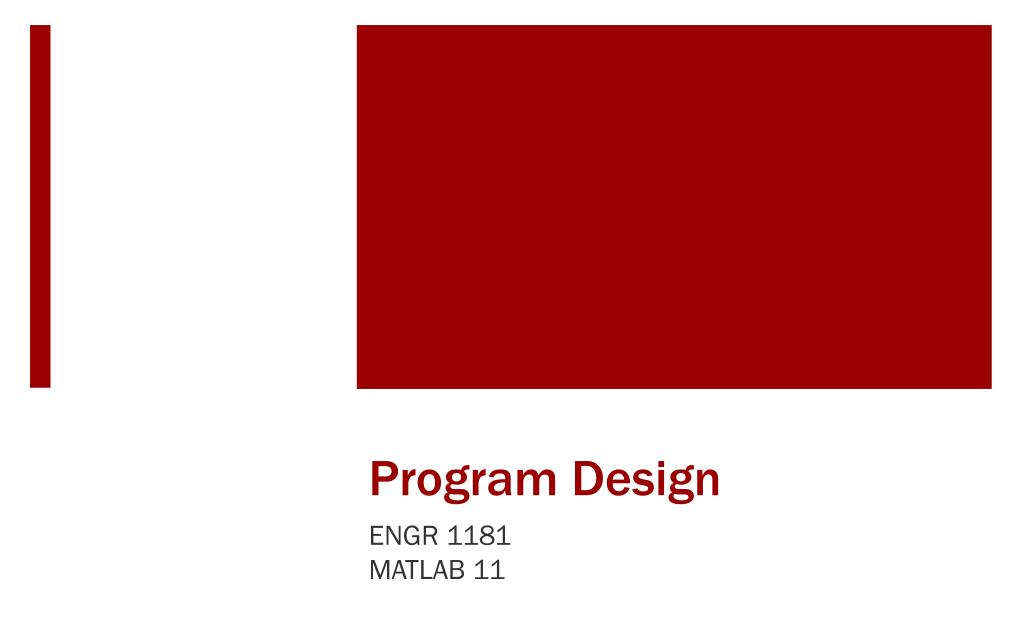 PPT - Program Design PowerPoint Presentation, free download - ID:5262276