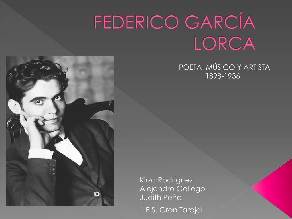 PPT - FEDERICO GARCÍA LORCA PowerPoint Presentation, free download - ID ...