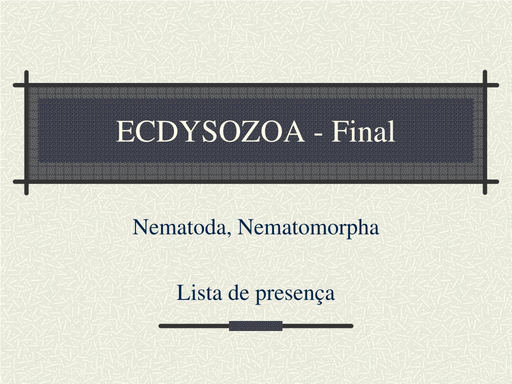 PPT - ECDYSOZOA - Final PowerPoint Presentation, free download - ID:5268559