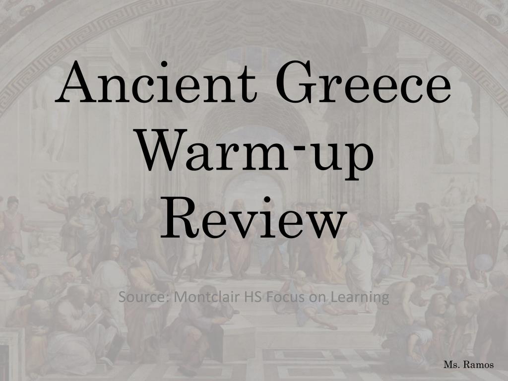 PPT - Ancient Greece Warm-up Review PowerPoint Presentation, free ...