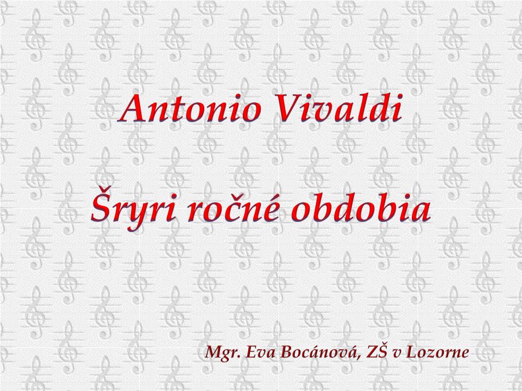 PPT - Antonio Vivaldi PowerPoint Presentation, free download - ID:5269670