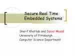 PPT - Real-Time Embedded Systems PowerPoint Presentation, free download ...