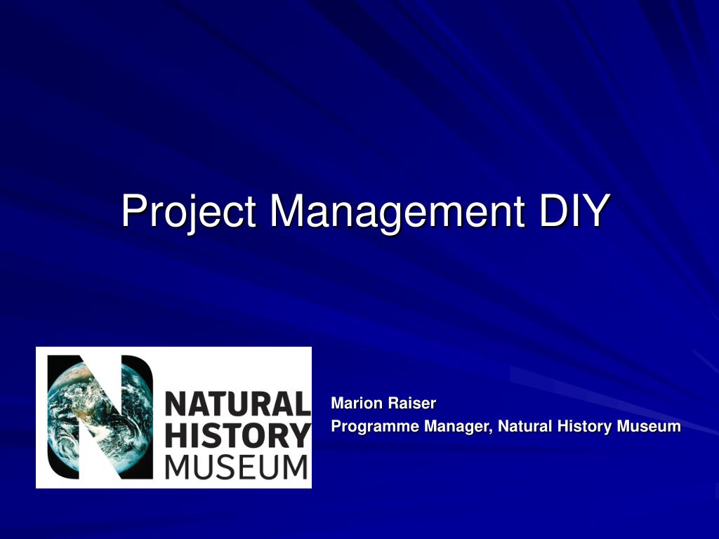PPT - Project Management DIY PowerPoint Presentation, free download ...