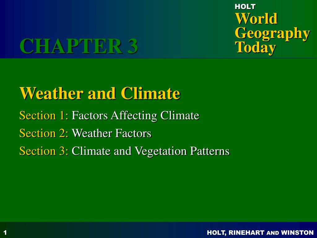 PPT - Weather and Climate PowerPoint Presentation, free download - ID ...