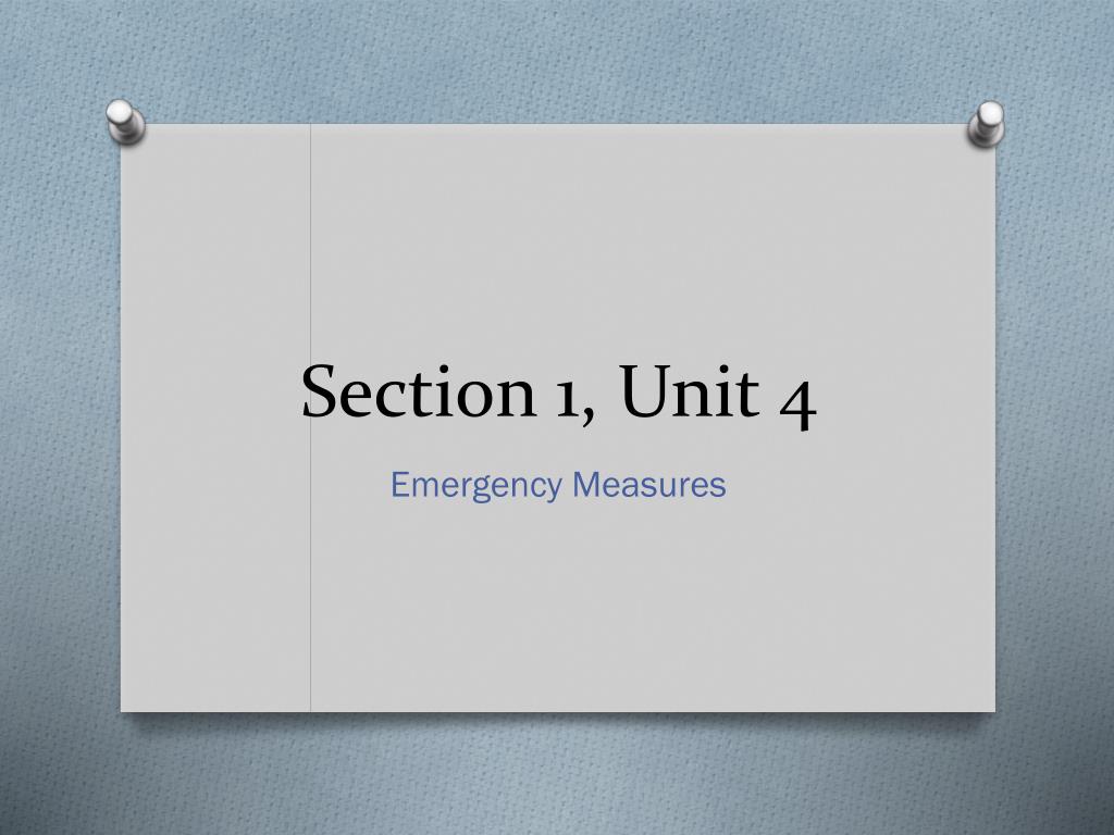PPT - Section 1, Unit 4 PowerPoint Presentation, free download - ID:5274984