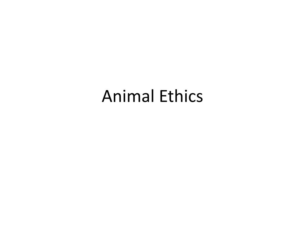 PPT - Animal Ethics PowerPoint Presentation, free download - ID:5275737