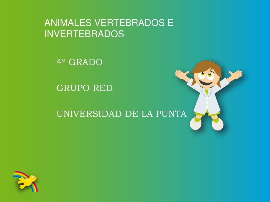 PPT - ANIMALES VERTEBRADOS E INVERTEBRADOS PowerPoint Presentation ...