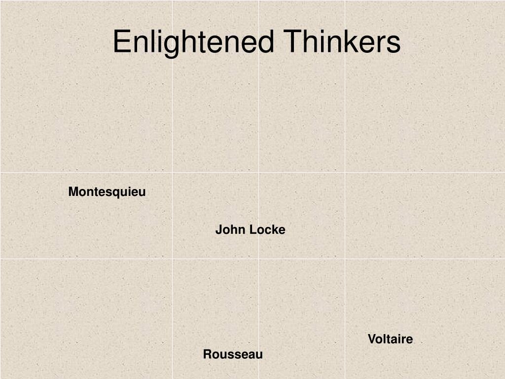 PPT - Enlightenment Thinkers: Shaping Modern Political Thought ...