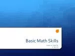 PPT - BASIC MATH PowerPoint Presentation, free download - ID:9406885