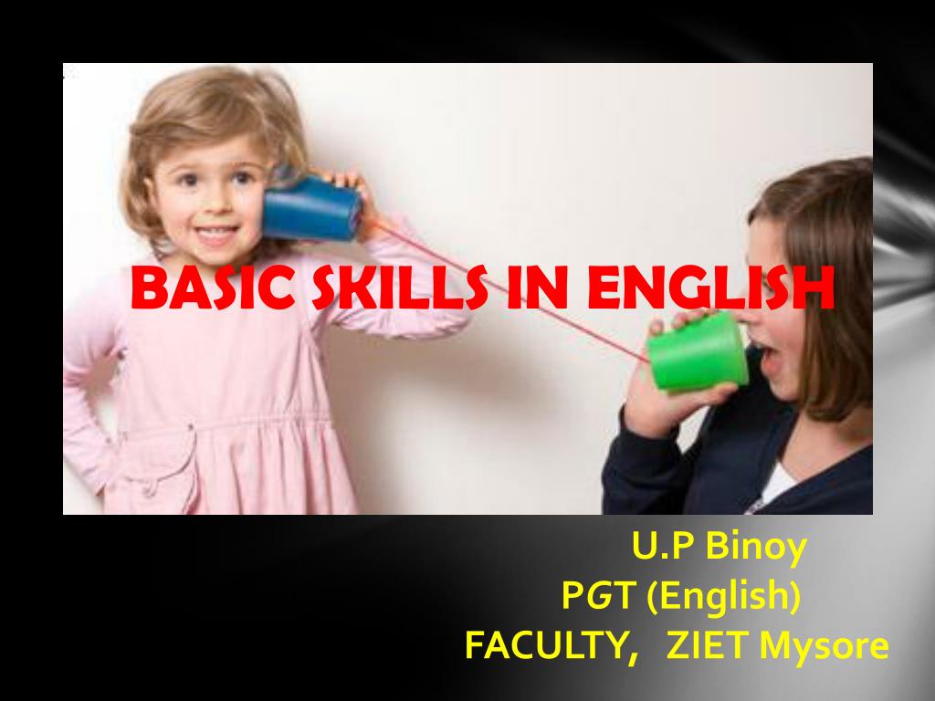 PPT - BASIC SKILLS IN ENGLISH PowerPoint Presentation, free download ...
