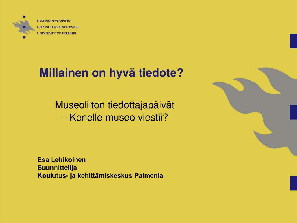 PPT - Millainen on hyvä tiedote? PowerPoint Presentation, free download ...