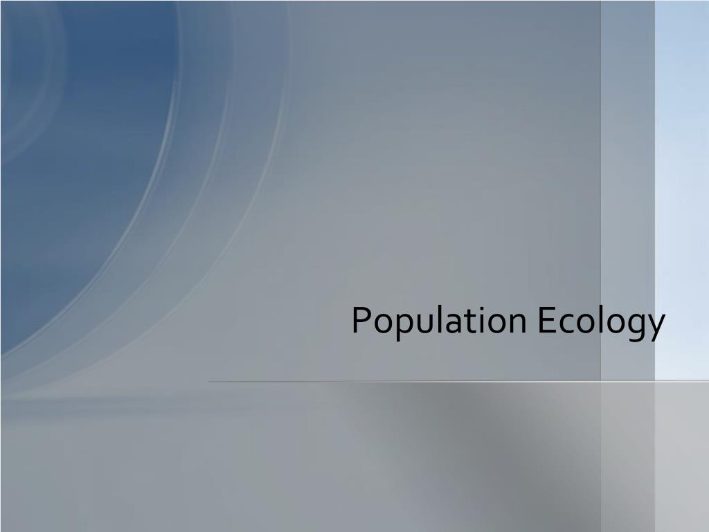 PPT - Population Ecology PowerPoint Presentation, free download - ID ...