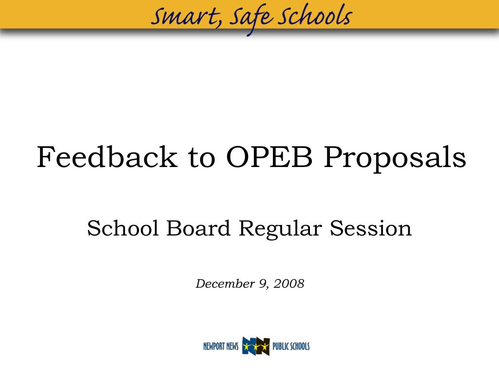 PPT - Feedback to OPEB Proposals PowerPoint Presentation, free download ...