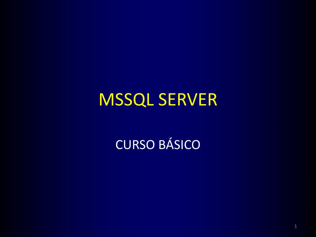 PPT - MSSQL SERVER PowerPoint Presentation, free download - ID:5294334