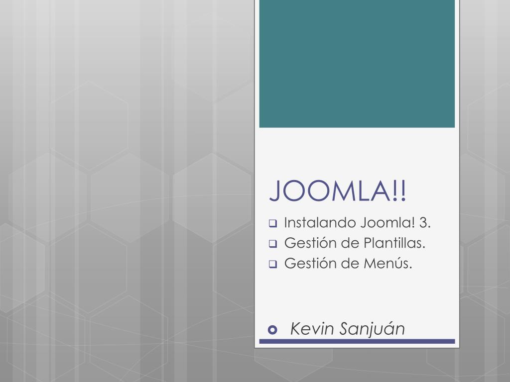 PPT - JOOMLA!! PowerPoint Presentation, free download - ID:5295960