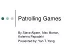 PPT - PATROLLING PowerPoint Presentation, free download - ID:5399261