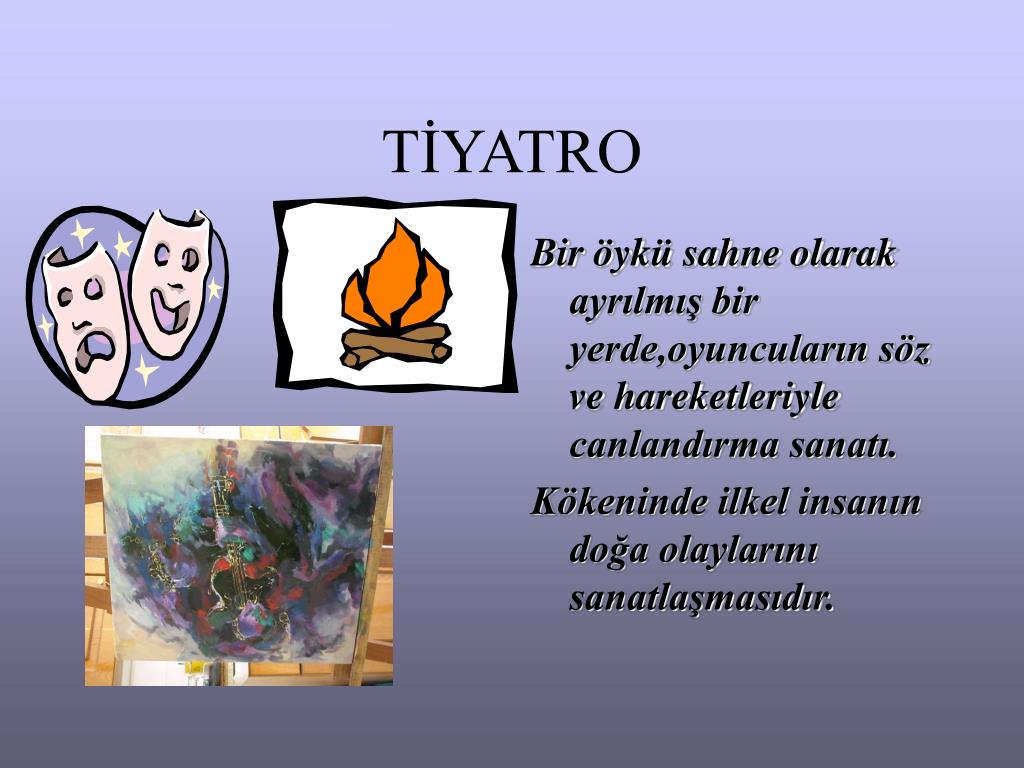 PPT - TİYATRO PowerPoint Presentation, free download - ID:5300566