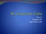 PPT - An Inspector Calls PowerPoint Presentation, free download - ID ...