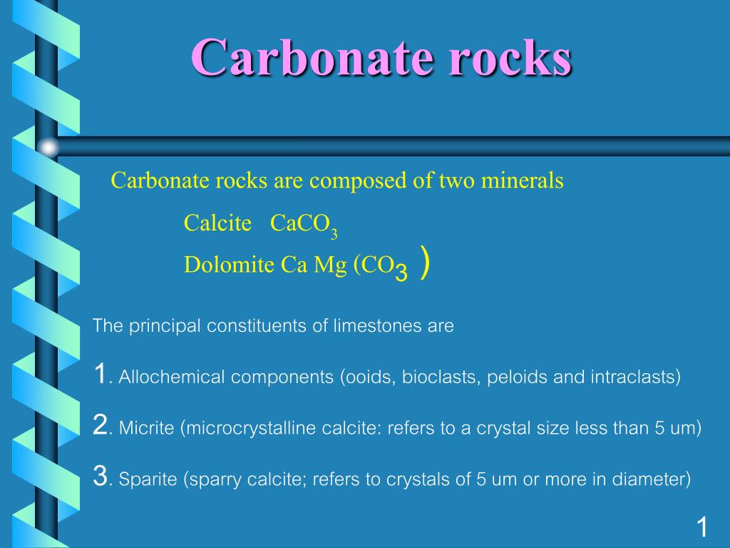 PPT - Carbonate rocks PowerPoint Presentation, free download - ID:5305615