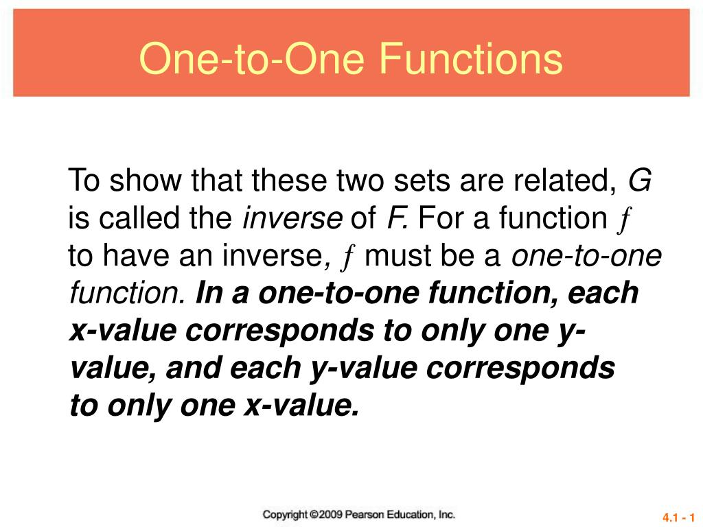 PPT - One-to-One Functions PowerPoint Presentation, free download - ID ...