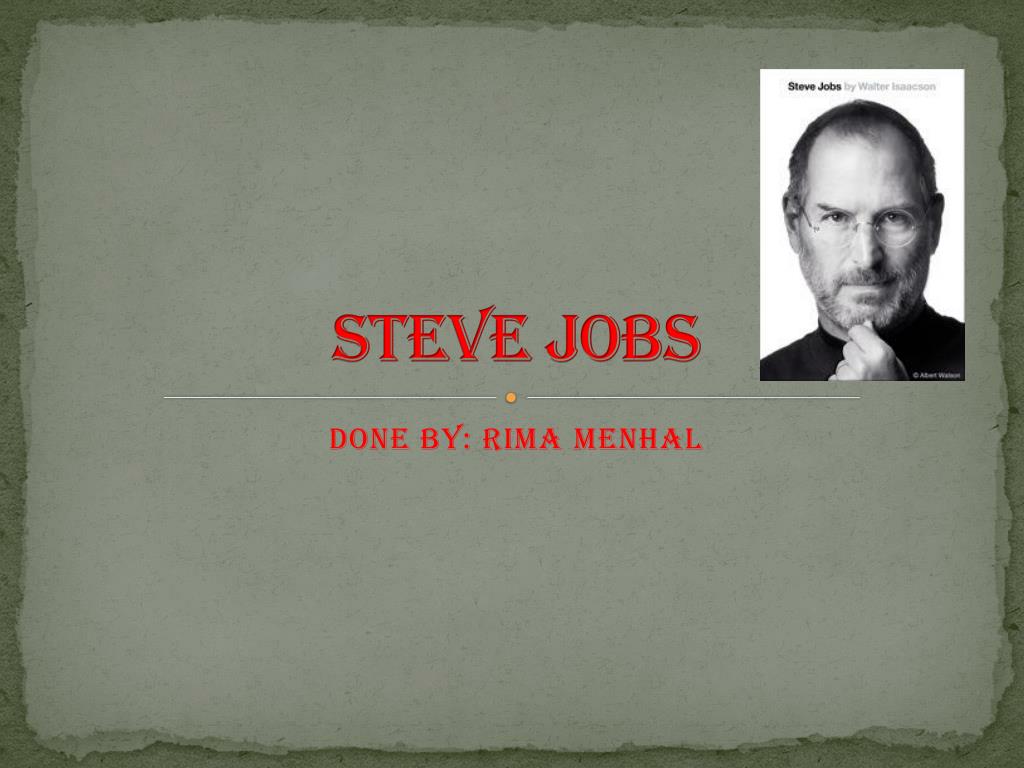 PPT - Steve Jobs PowerPoint Presentation, free download - ID:5308621