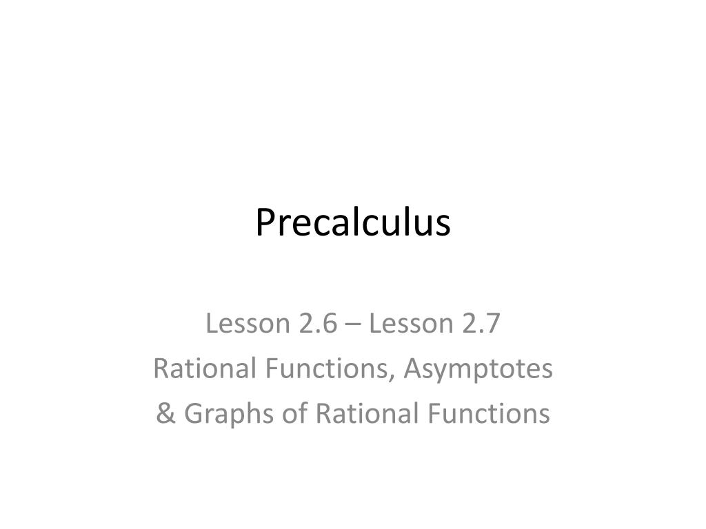 PPT - Precalculus PowerPoint Presentation, free download - ID:5310239